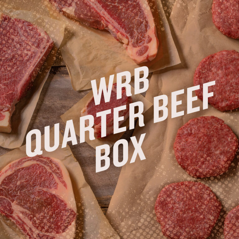 Ground Beef Box | Colorado Grass Fed Ground Beef | Wiley Ranch Beef